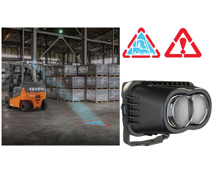 LED Safety Projector Light | Toyota Material Handling UK